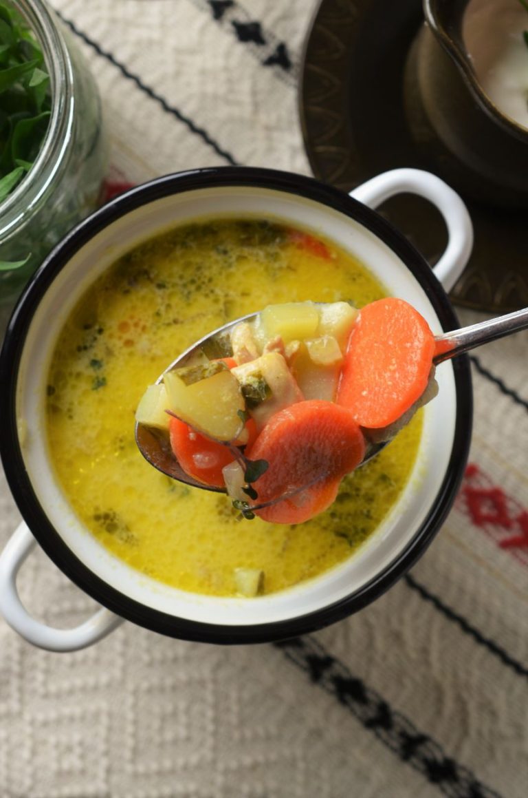 Ciorba de pui cu tarhon - Retete culinare by Teo's Kitchen