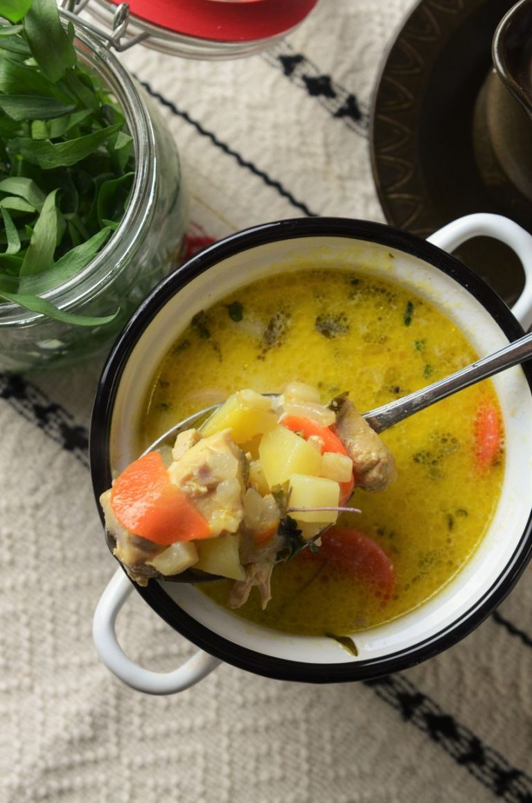 Ciorba de pui cu tarhon - Retete culinare by Teo's Kitchen