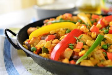 Paella cu pui si porumb - Retete culinare by Teo's Kitchen