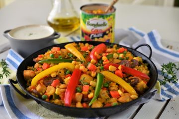 Paella cu pui si porumb - Retete culinare by Teo's Kitchen
