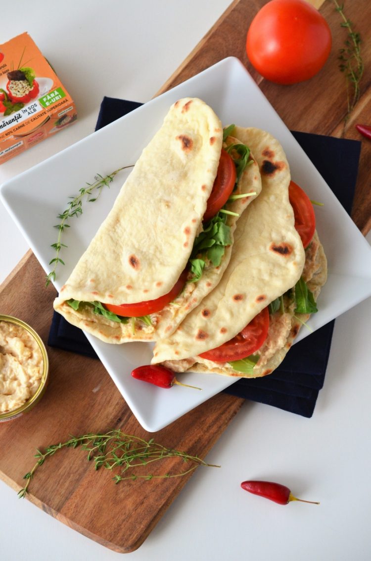 Lipie de casa cu pui - Retete culinare by Teo's Kitchen