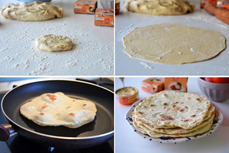 Lipie de casa cu pui - Retete culinare by Teo's Kitchen