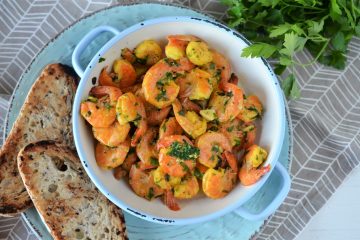 Creveti cu usturoi - Retete culinare by Teo's Kitchen