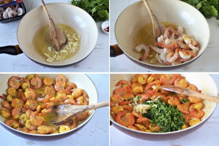 Creveti cu usturoi - Retete culinare by Teo's Kitchen