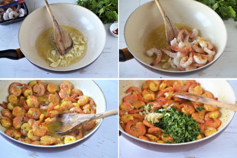 Creveti cu usturoi - Retete culinare by Teo's Kitchen