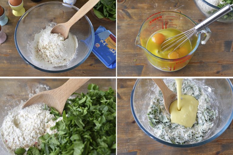 Chec sarat cu spanac si cheddar - Retete culinare by Teo's Kitchen