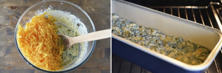 Chec sarat cu spanac si cheddar - Retete culinare by Teo's Kitchen
