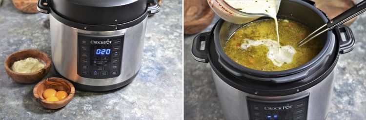 Ciorba de rata cu smantana la Multicooker Crock-Pot Express cu gatire ...