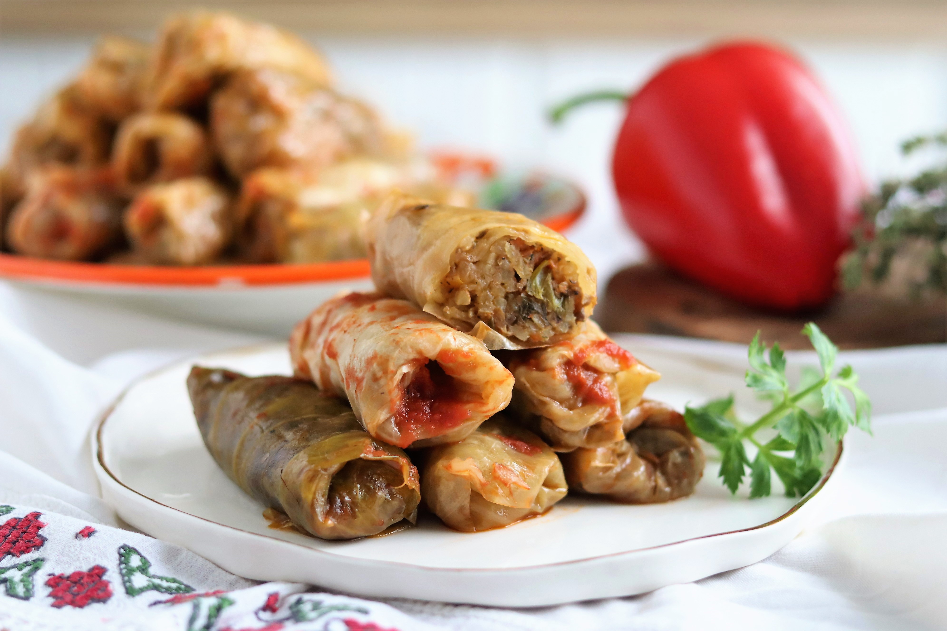 Sarmale De Post Cu Ciuperci Retete Culinare By Teo s Kitchen